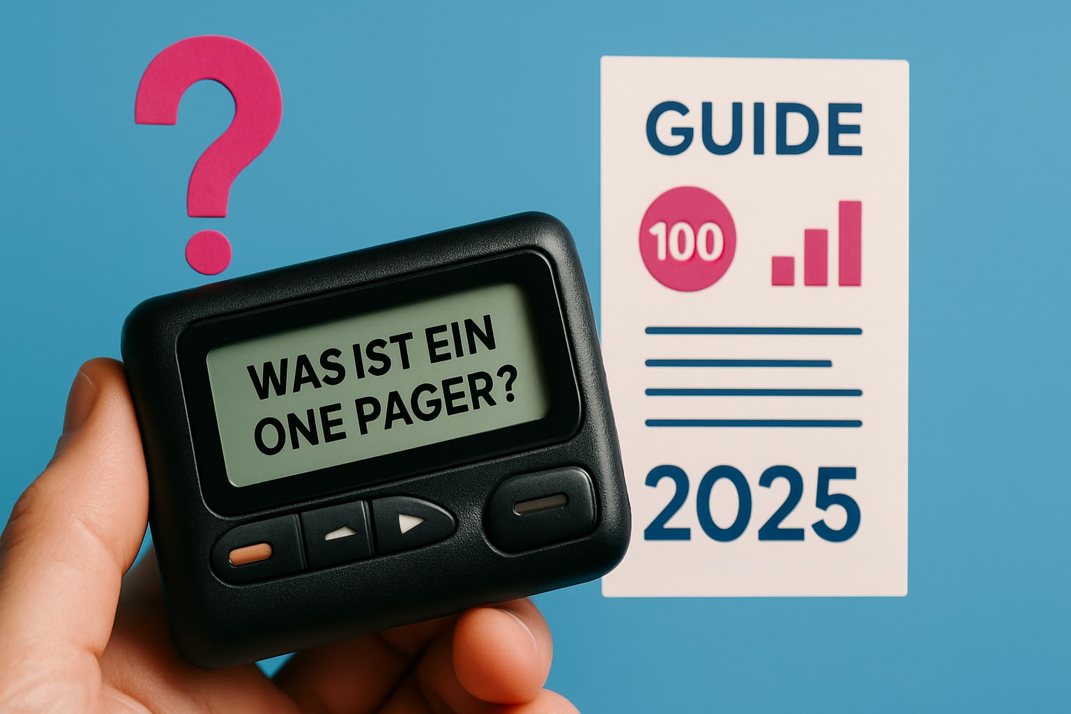 Was ist ein One Pager? Der beste Guide für 2025